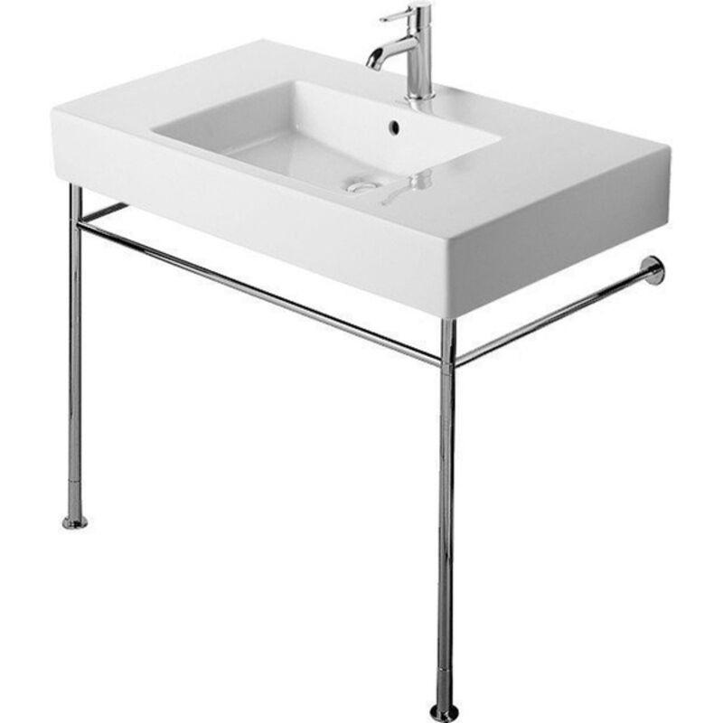 Duravit console métallique Vero pour 032912, réglable en hauteur,