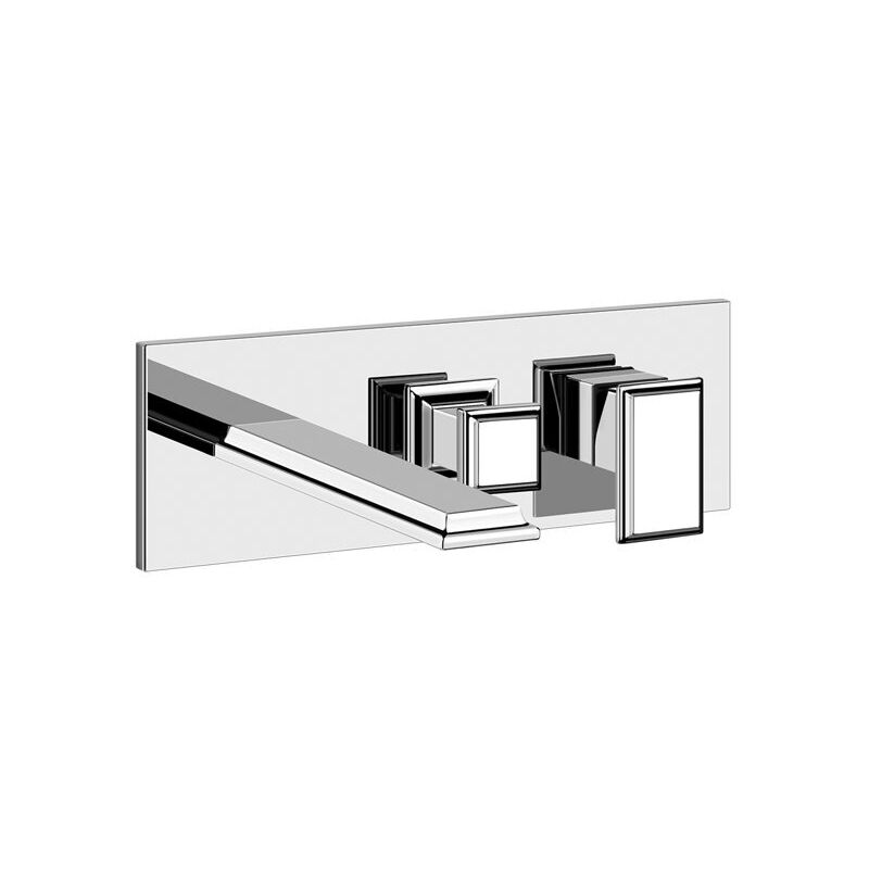 Gessi Eleganza, kit prêt à poser, pour mitigeur TUB, avec bec de