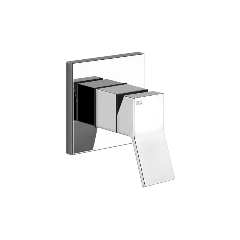 Gessi Rettangolo K, kit prêt à poser pour mitigeur monocommande,