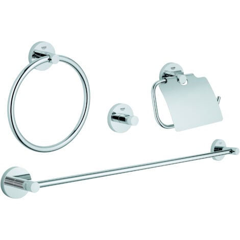 Grohe Essentials set de bain 4 en 1 chrome, 40776001