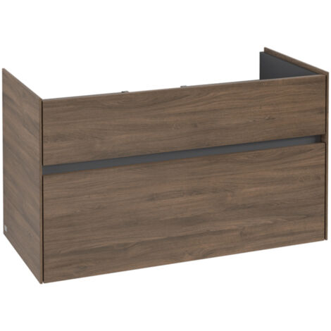 Villeroy & Boch Collaro Meuble sous-lavabo, 2 tiroirs, lavabo