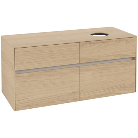 Villeroy & Boch Collaro Meuble sous-lavabo, 4 tiroirs, lavabo