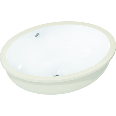 Hansgrohe Xuniva D - Lavabo, encastré, 45x35 cm, avec trop-plein, blanc ...