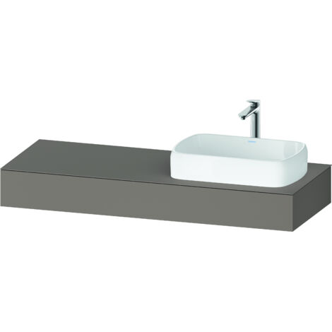 Duravit Qatego Console, 1400x550x170mm, avec découpe à droite,