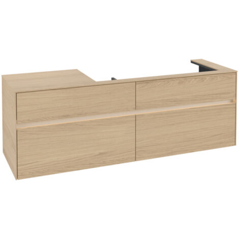 Villeroy & Boch Collaro Meuble sous-lavabo, lavabo à droite,