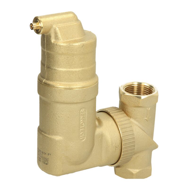 SpiroVent Séparateur de microbulles d'air 3/4'' vertical et horizontal