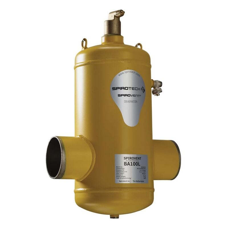 SpiroVent Séparateur d'air DN100 avec extrémités soudées