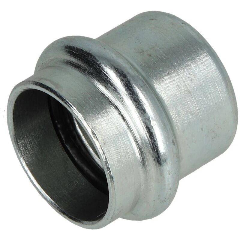 Raccord à sertir en acier C capuchon 22 mm contour V