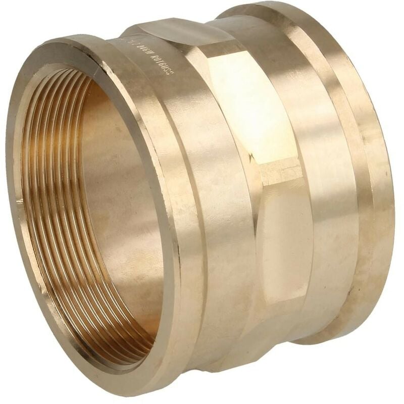 Raccord à visser laiton rouge manchon 3" FF/FF