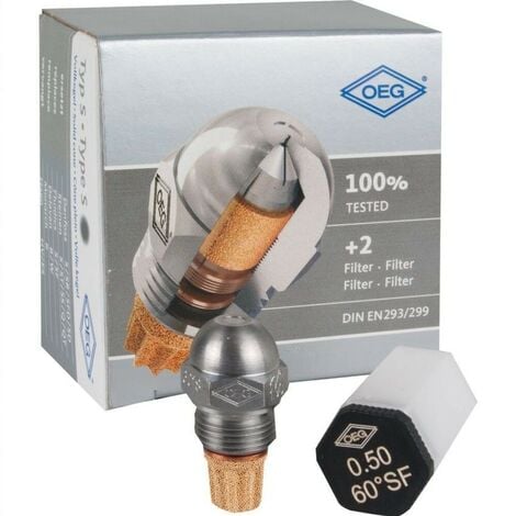 Gicleur 1,25-60 S avec double filtre 100% testé