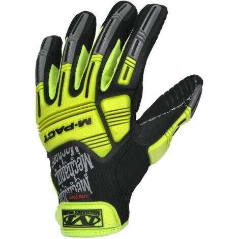 Gants résistants aux coupures, haute visibilité, avec protection élevée ...