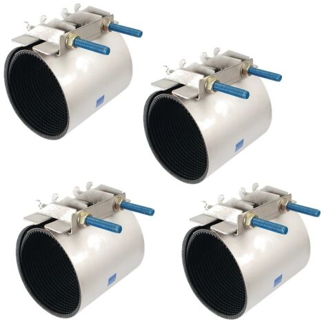 Collier d'étanchéité en inox pour tubes d'un diamètre de 106 à 116 mm