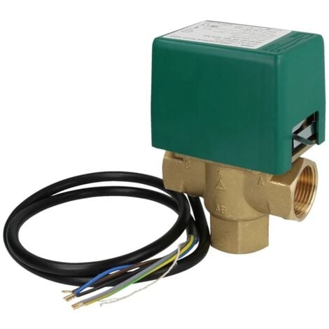 Vanne de zone 3 voies solaire MUT 1'' FF avec microrupteur auxiliaire