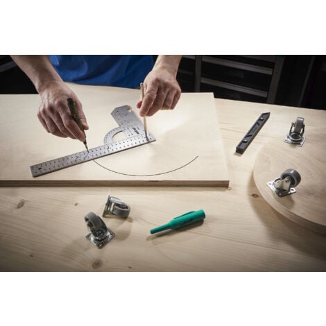 wolfcraft - Kit Équerre de Menuisier Multifonction. Longueur 300 mm et ...