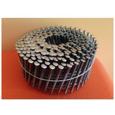 7000 CLOUS ROULEAUX PLATS 15/16° 2.3 x 45 crantés Inox A4 Bombée ...