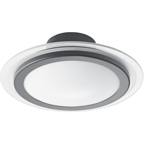 Modern and Sleek Semi Flush LED Powered Ceiling Light Fitting in Matt ...
