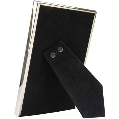 Contemporary and Simple Rectangular Nickel Plated Steel Metal 5x7 ...