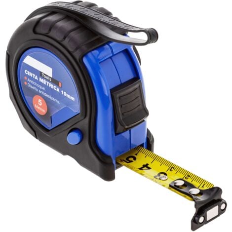 BeMatik Rolled Metal Tape Measure 5 m x 19 mm