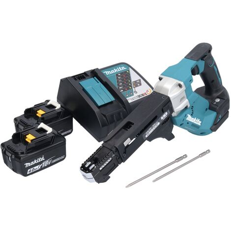 Makita DFR551RM Avvitatore automatico a batteria 25-55mm Brushless 18V ...
