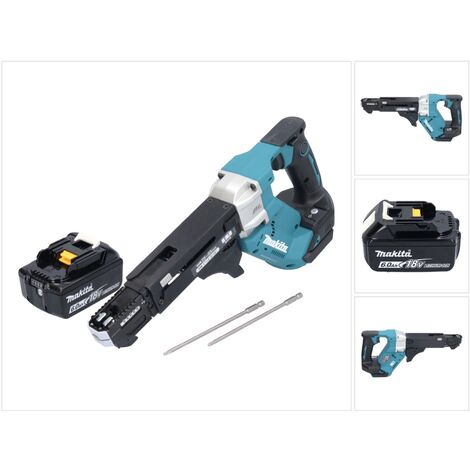 Makita DFR551G1 Avvitatore automatico a batteria 25-55mm Brushless 18V ...