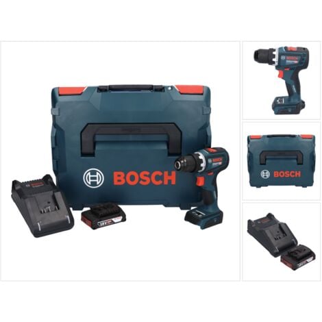 Bosch GSR 18V-90 C Trapano avvitatore professionale a batteria 18 V 64 Nm brushless + 1x ...