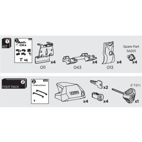 Kit Thule 6040