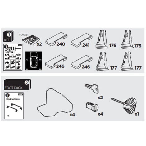 Kit Thule 5075