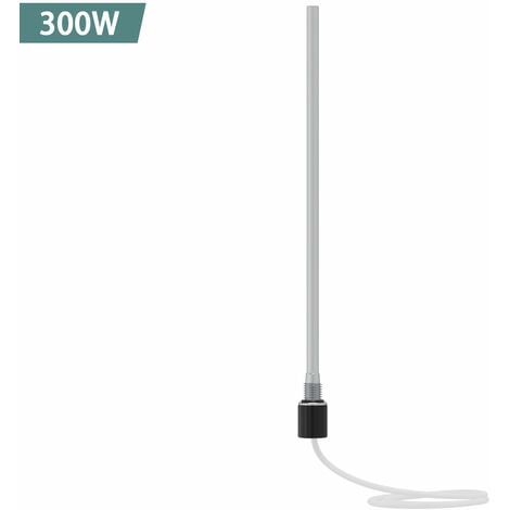 NRG Electric Heating Element for Heated Towel Rail Radiator Rads 300W Black