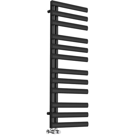 Designer Oval Column Heated Towel Rail Bathroom Ladder Radiator ...