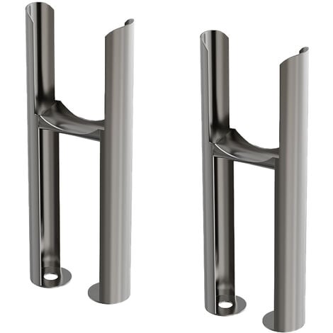 Floor Mounting Feet Support Legs Kit for 2 Column Traditional Radiator ...