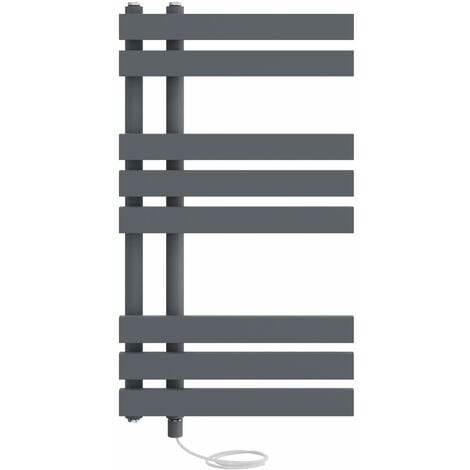 Prefilled Electric Heated Towel Rail D-shape Radiator Ladder Warmer ...