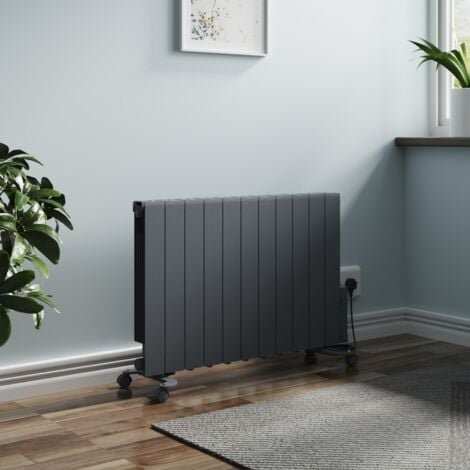 Electric Oil Filled Radiator Thermostat WiFi Timer Wall Mounted ...