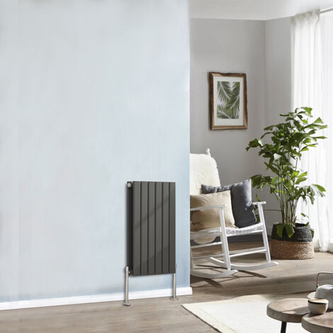 Designer Radiator 600x408mm Double Flat Panel Horizontal Anthracite