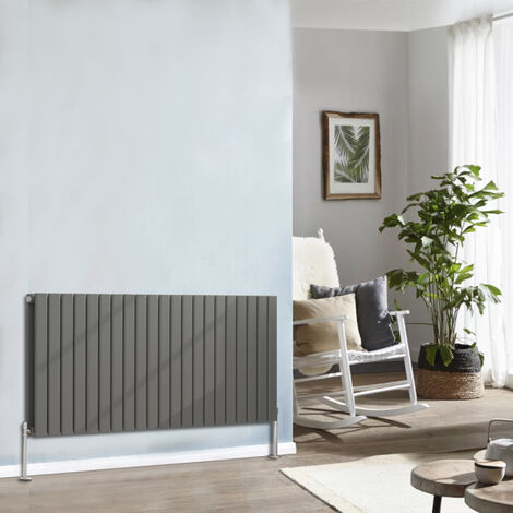 NRG Designer Radiator Flat Panel Central Heating Rads Anthracite ...