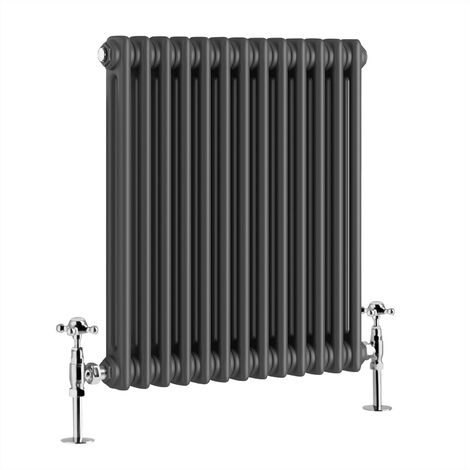 Traditional 2 Column Horizontal Central Heating Cast Iron Style Rads ...