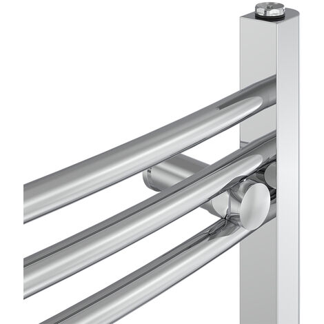 Prefilled Curved Electric Heated Towel Rail Chrome Radiator Manual ...