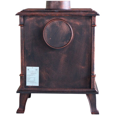 8KW Woodburning Stove Cast Iron Log Burner Fireplace Eco Design Dafra ...