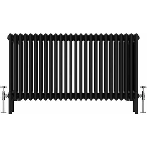 Traditional 4 Column Radiator Cast Iron Style Heating Rads Horizontal ...