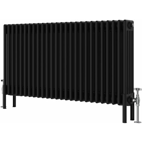 Traditional 4 Column Radiator Cast Iron Style Heating Rads Horizontal ...