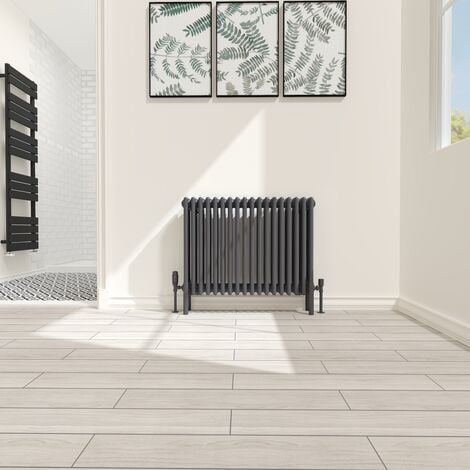 Traditional 4 Column Radiator Cast Iron Style Heating Rads Horizontal ...