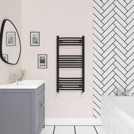 Designer Curved Heated Towel Rail Radiator Bathroom Ladder Warmer Rads ...