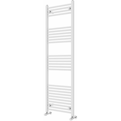 Modern Bathroom 1600 x 500mm Heated Towel Rail Radiator Straight White