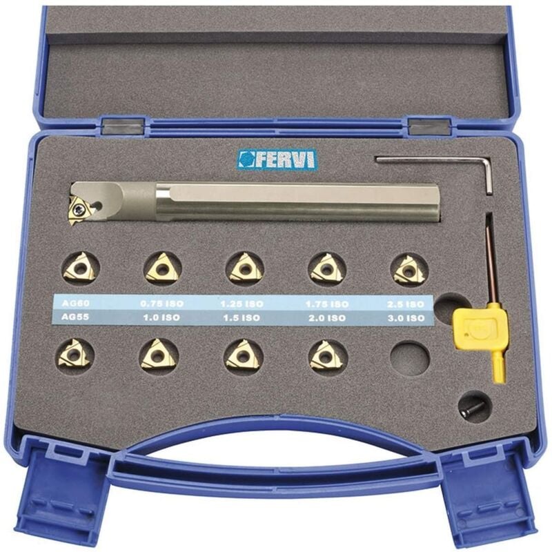 Kit d'outils pour filetage interne de 20 mm pour tour a metaux