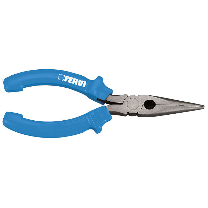 PINCE À BEC LONG DEMI RONDE 160 MM FERVI 0812