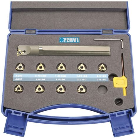 Kit d'outils pour filetage interne de 20 mm pour tour a metaux