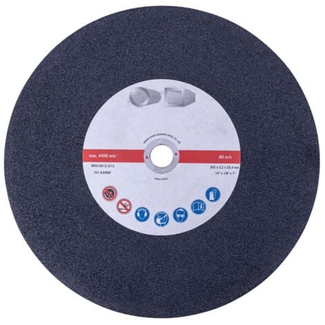Disque de coupe pour fer et metal diametre 355x3,2 mm Scheppach