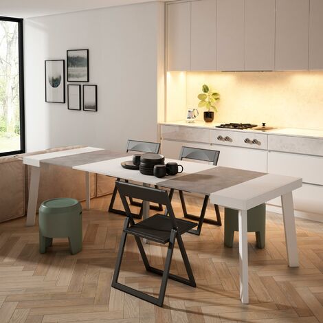 Skraut Home - Mesa Consola extensible, Mesa comedor plegable, 260, Para ...