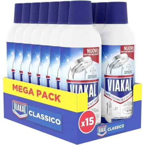 Mega Pack Viakal Classico Gel Anticalcare Confezione da 15 x 470 ml ...