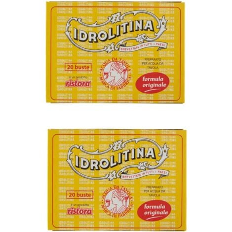 Ristora Idrolitina Preparato per Acqua da Tavola 2x20 Buste Formula ...