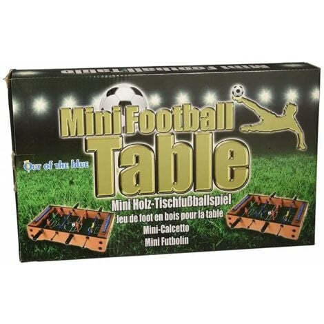 Mini Calcetto Da Tavolo In Legno Calcio Balilla Biliardino Con Pallina Inclusa